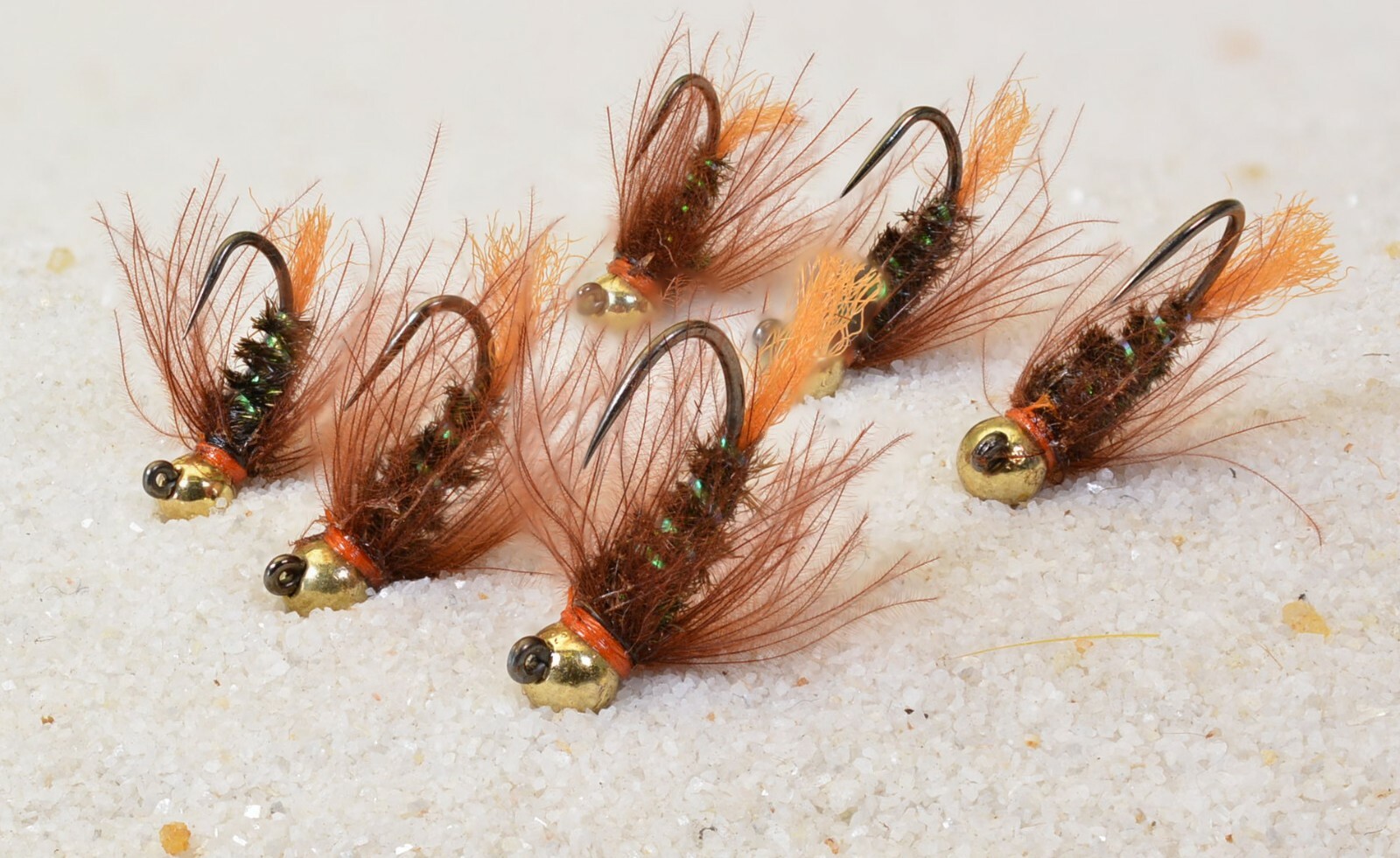 6 Flies - Blow Torch Jig Head Fly - Euro nymph - Tungsten Bead - Hanak ...