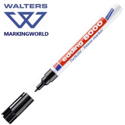 Edding 8000 Black Freeze Marker Pen | Label Food Bags for the Freezer ...