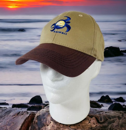 Hawaii Hat by Hawaiian Headwear Embroidered Sea Turtles Dad Cap ...