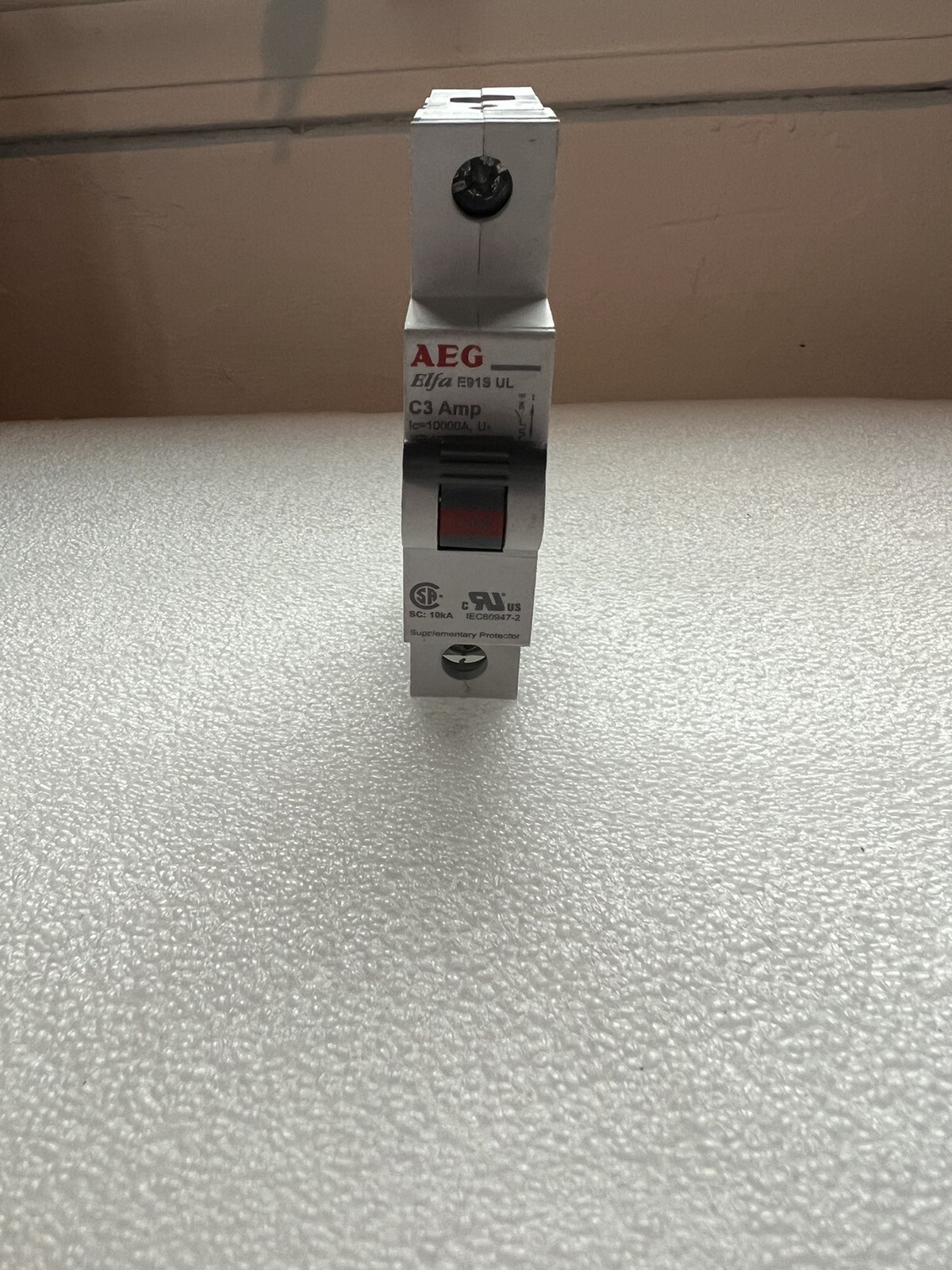 AEG Elfa E91S UL C3 Amp Circuit Breaker | eBay