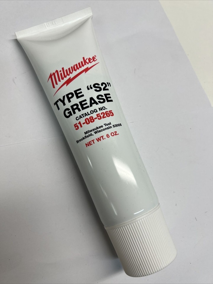 3pk Milwaukee Type S2 Grease 51-08-5265 6oz Squeeze Tube 49-08-5265 49 ...