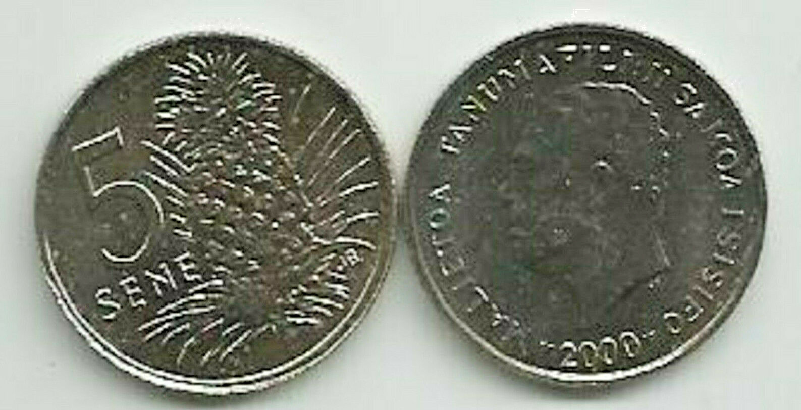 SAMOA AND WESTERN SAMOA: 6-PIECE UNCIRCULATED COIN SET: 0.02 TO 1 TALA ...