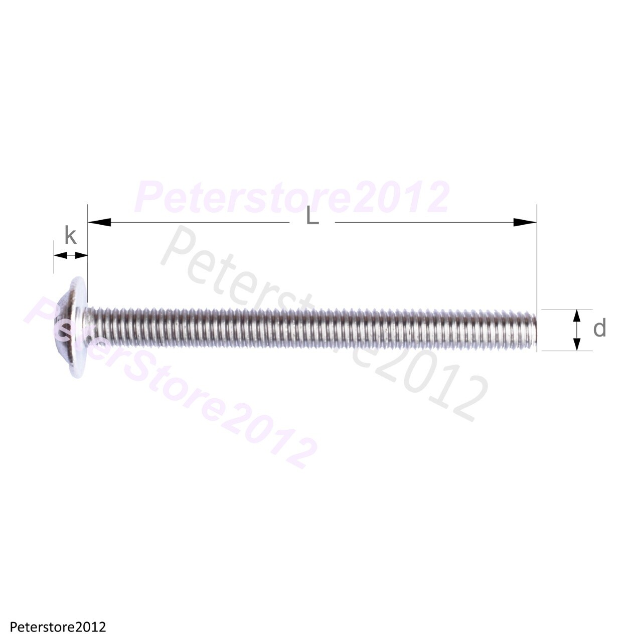 Linsenschrauben Edelstahl A2 M10 ISO 7380 mit FLANSCH TORX ...