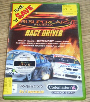 Original Xbox Game - V8 Supercars Australia: Race Driver (nb) | eBay