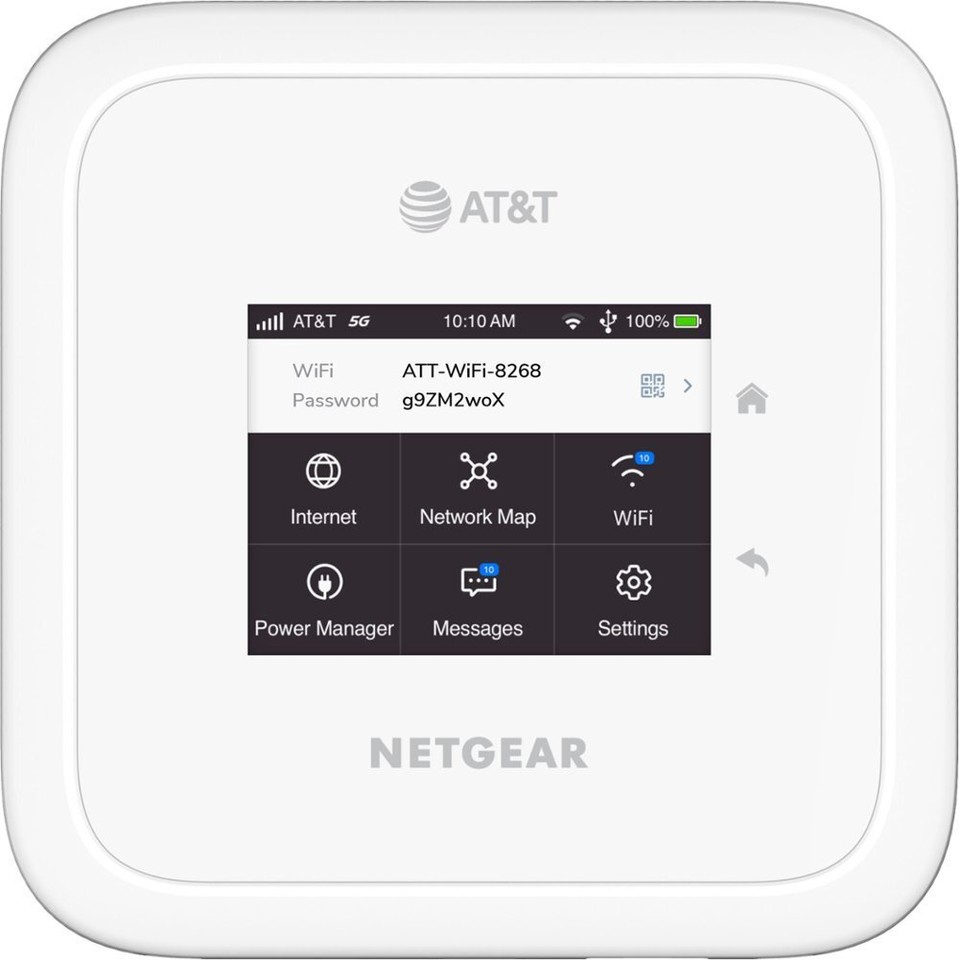 Netgear Nighthawk M6 5G MR6110 WiFi 6 Mobile Router (AT&T Unlocked ...