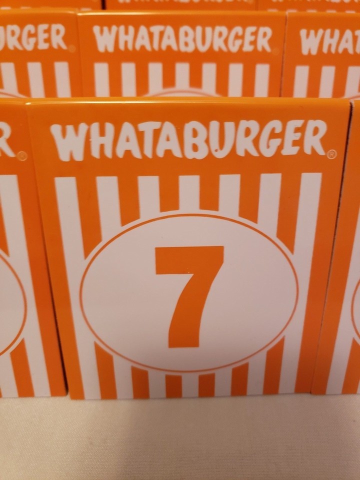 Individual WHATABURGER Restaurant Table Tent Numbers - Modern Glossy | eBay