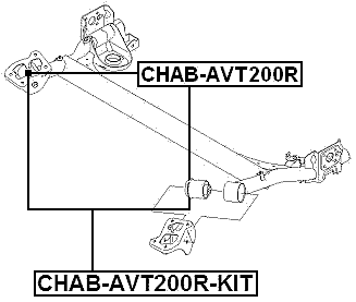 Rear Crossmember Bushing Kit Fits Pontiac 96494500, 96495468, 96535146 ...