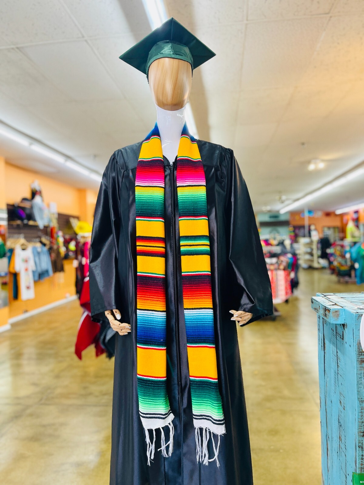 Mexican Sarape 72" x 7" Table Runner, Graduation Stole | eBay