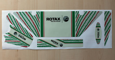 TONYKART RACER 401 EURO STYLE ROTAX RADIATOR STICKER KIT - KARTING ...