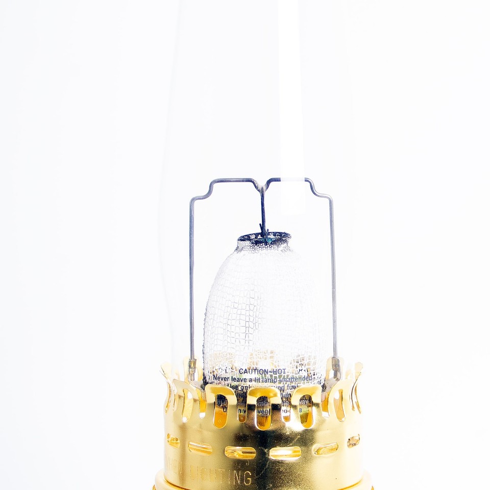 Aladdin Shelf Oil Lamp, Solid Brass Indoor Emergency Lighting Fuel Lamp ...