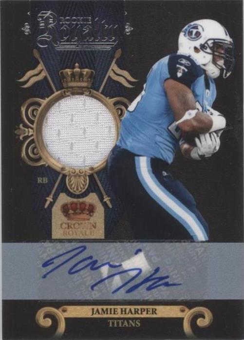 2011 Panini Crown Royale - Rookie Royalty Jamie Harper #1 Materials ...
