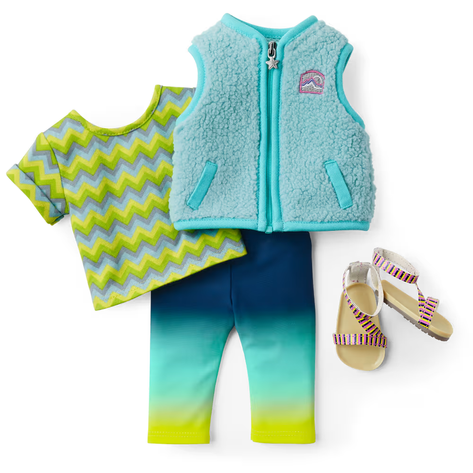 AMERICAN GIRL CORINNE CORINNE'S CAMPING OUTFIT FOR 18" DOLL NIB NEW (no ...