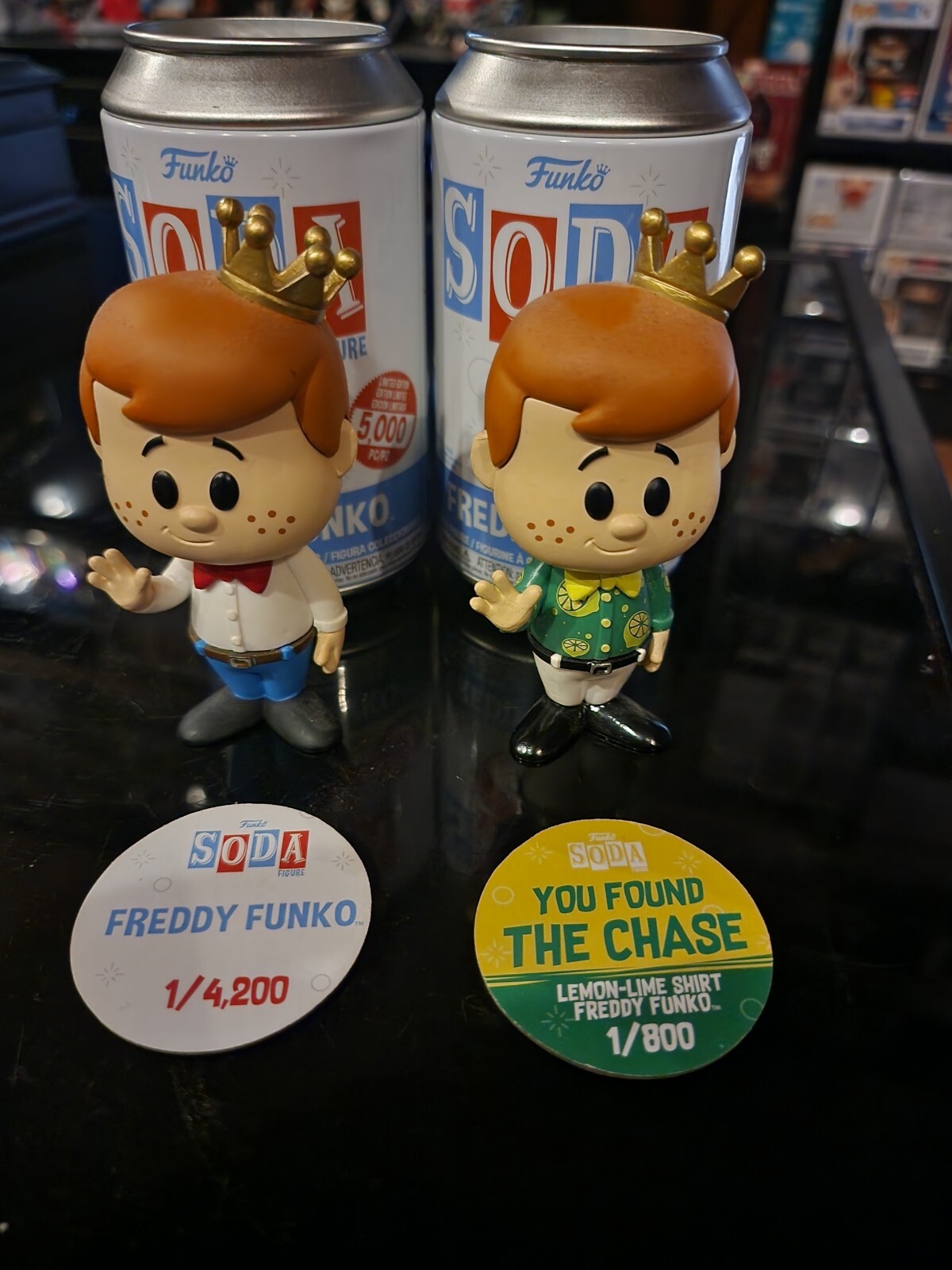 FUNKO POP SODA ! LEMON LIME SHIRT FREDDY FUNKO CHASE & COMMON | eBay