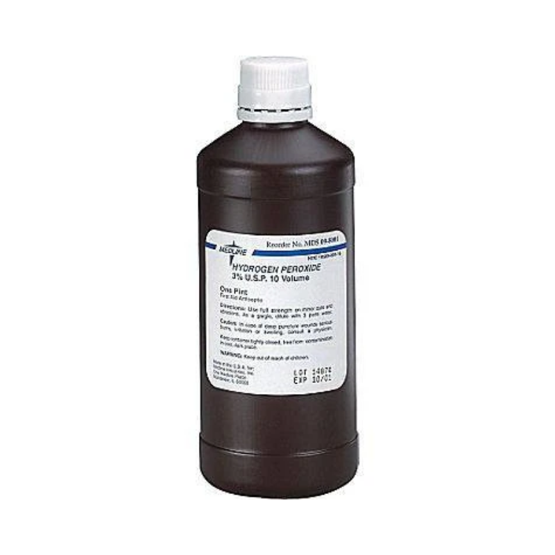 HYDROGEN PEROXIDE 3 % 16 OZ CASE OF 12 ANTISEPTIC HYDROX LABORATORIES ...