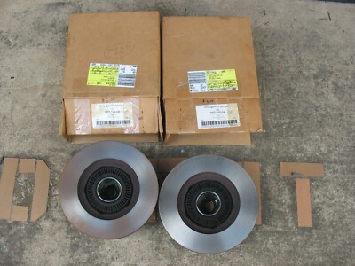 New NOS Ford F87Z-1102-GA Front Disc Brake Rotor & Hub Assembly Pair | eBay