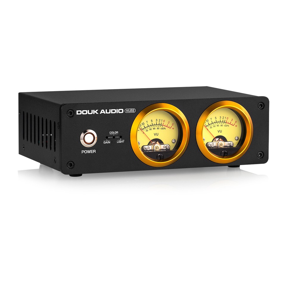 Return-Dual Analog VU Meter MIC+LINE Audio Spectrum Display Audio ...