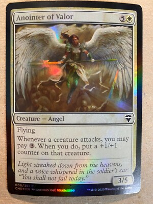 MTG 1x FOIL Anointer of Valor # 8 Commander Legends Magic the Gathering ...