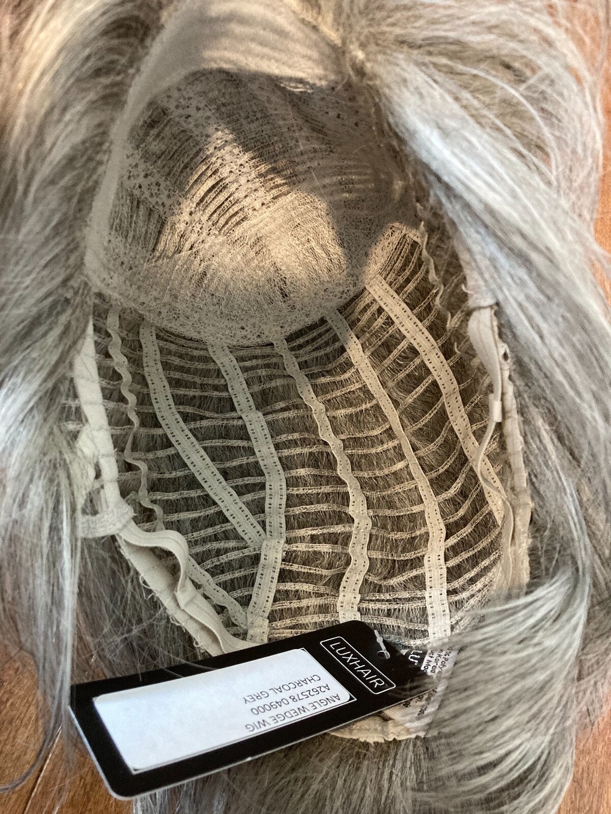 NEW! LUXHAIR NOW BY SHERRI SHEPHERD "ANGLE WEDGE" WIG-CHARCOAL GREY | eBay