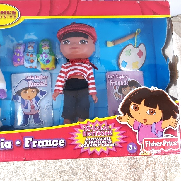 DORA the Explorer World Adventure Dolls NEW France China Russia Kohl's ...
