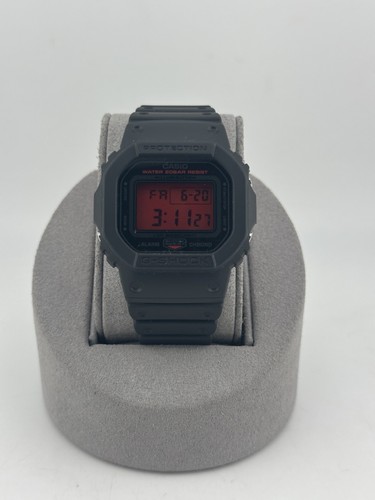 CASIO G-SHOCK DW-5600BBR-1 Black Bold Red LCD Digital Watch | eBay