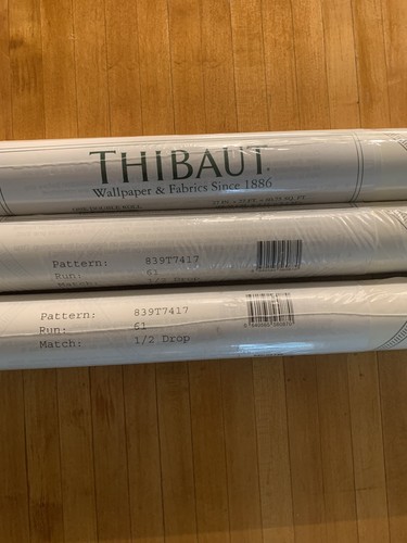 Thibaut Wallpaper-839T7417- 3 Double Rolls | eBay