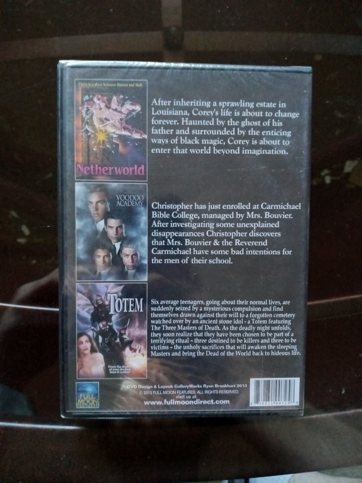 Rituals of The Occult: Netherworld / Voodoo Academy / Totem (DVD) NEW ...