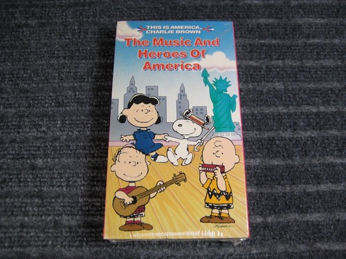 This Is America, Charlie Brown (VHS, 1995) Peanuts Music Heroes Vol 8 ...