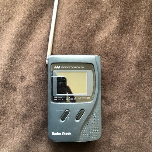Radio Shack Pocket Vision 34 LCD Color TV model 16-171 works VHF UHF | eBay