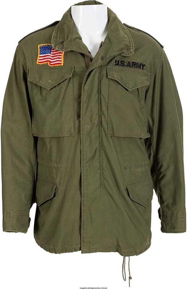 MENS M65 FIELD JACKET FIRST BLOOD JOHN RAMBO US COMMANDER MILITARY ARMY ...