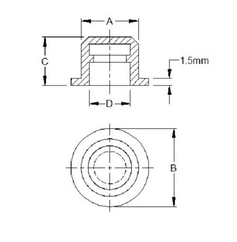 10 or 25 Pack Washer Masking Plug 3.2mm-47mm, Masking Plugs, Plugs ...