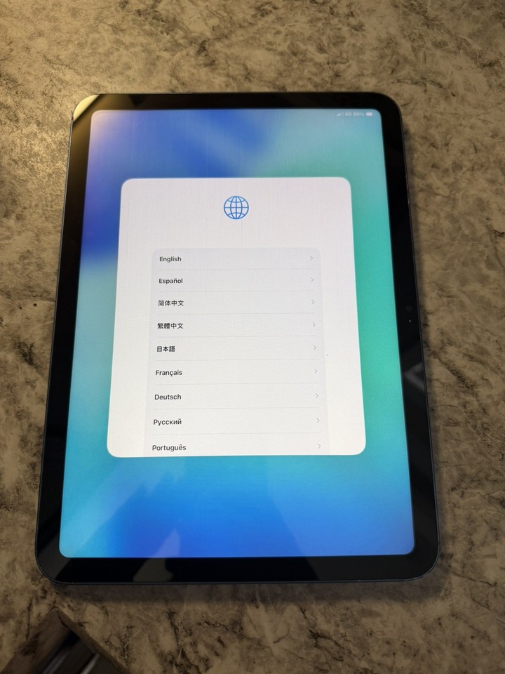 Apple iPad 10th Generation 64GB Blue Wi-Fi new screen (Read Description ...