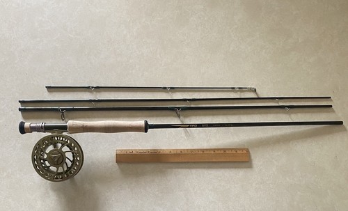 TFO Fly Rod And Reel BVK TF 08 90 4 B, 8wt. 9'0", 4pc | eBay