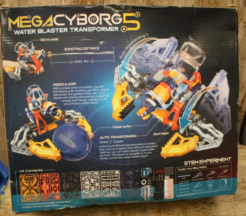 CIC DIY Megacyborg 5 Water Blaster Transformer Toy | eBay