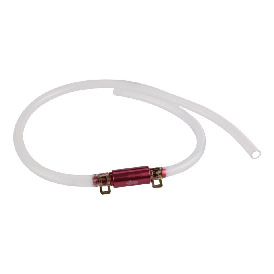 1x Motorcycle Brake Bleeder Hose 6mm One Way Check Valve Tube Bleeding ...
