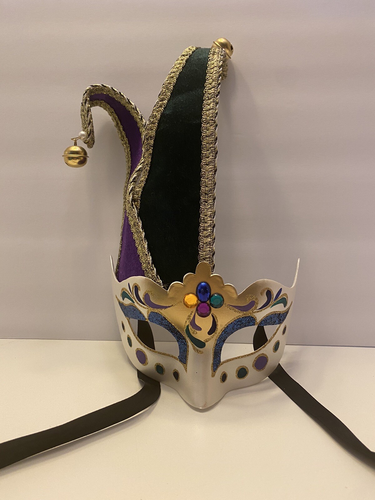 Hand Painted Venetian Masquerade Mask Made in Venice … - Gem