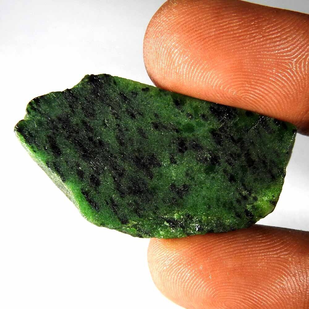 68.65 Natural Green Ruby Zoisite Rough 43x23x8 Loose Gemstone | eBay