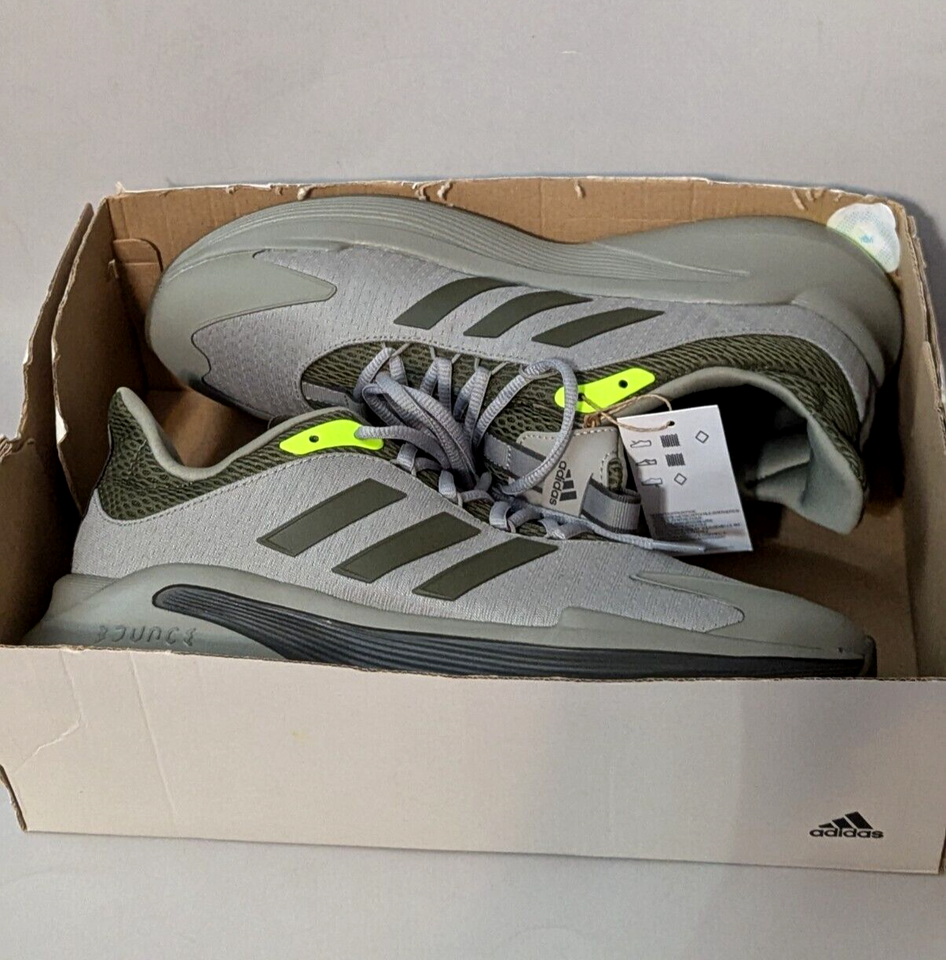 adidas Alphaedge + Shoes Mens 11 Silver Pebble Olive Strata IF7296 | eBay