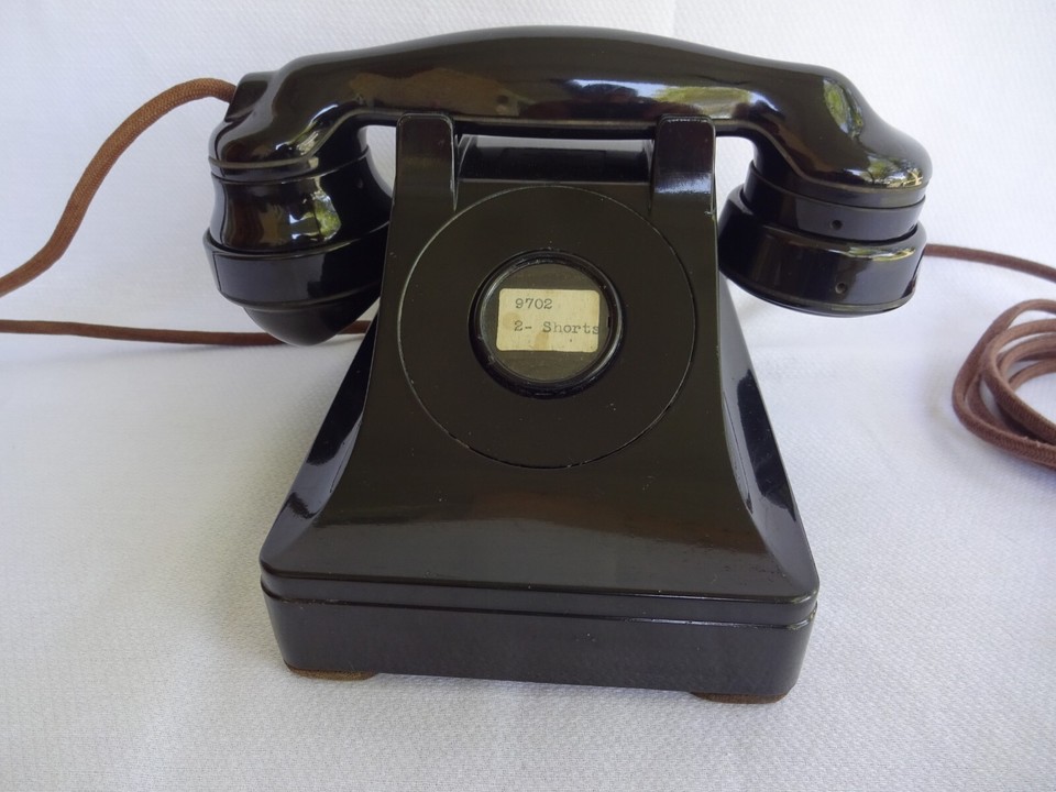 Antique Western Electric telephone 302 metal 1937 manual Working | eBay