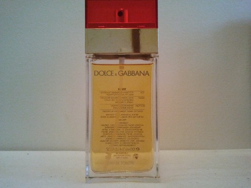 DOLCE & GABBANA RED WOMEN'S PERFUME 100ML EDT SPRAY DISCONTINUED ...
