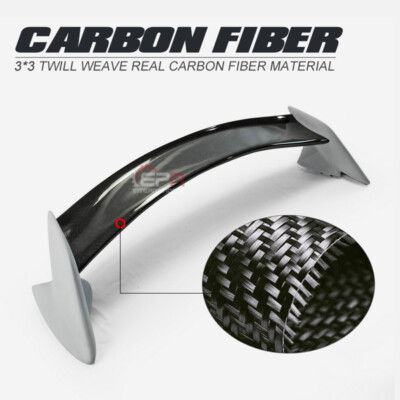 For 15 Onwards Toyota Prius ZVW50 W Style Carbon & Fiberglass Rear ...