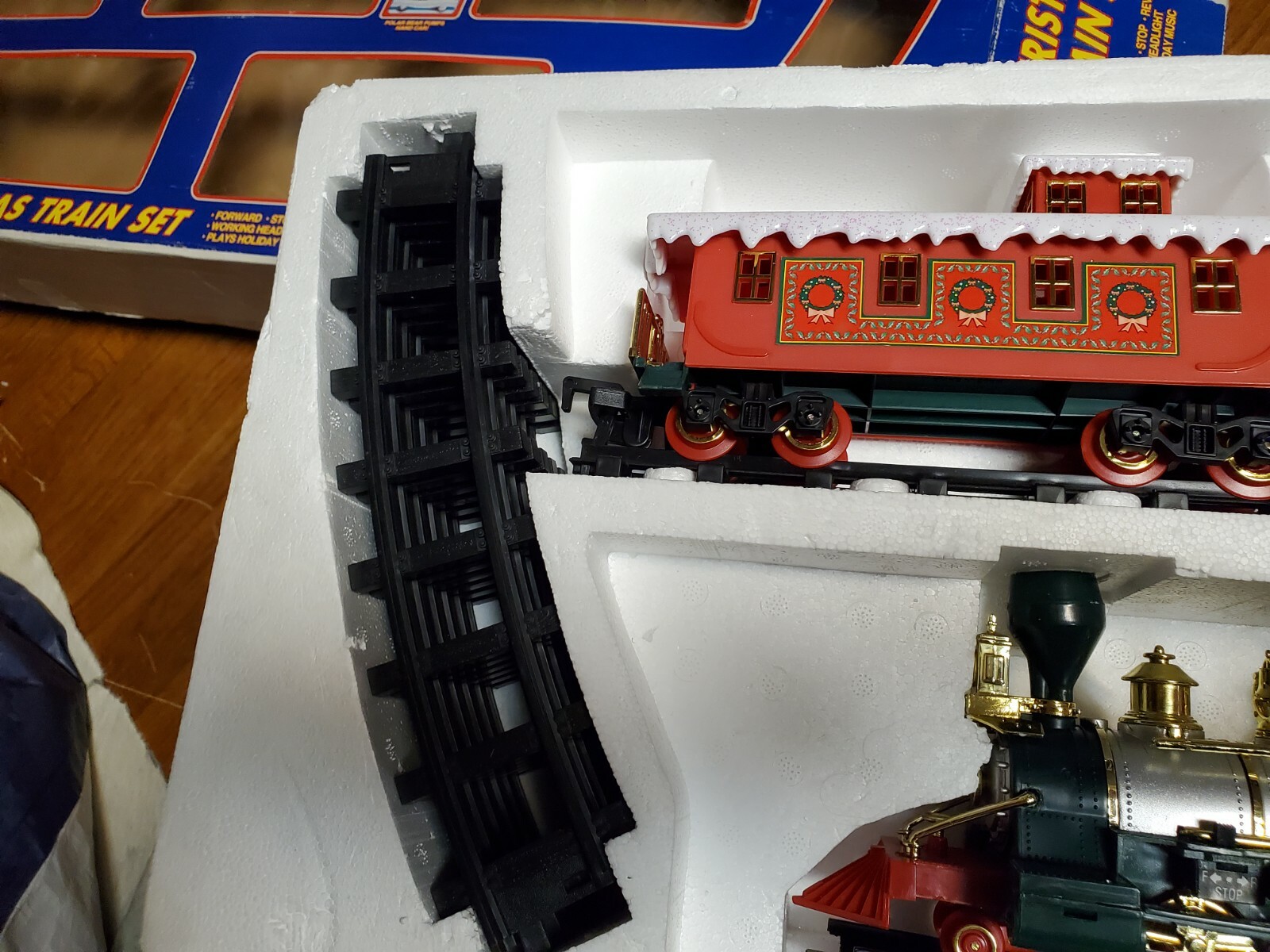 NorthPole Holiday Express Musical Train Set ToyState 1999 Christmas VTG ...