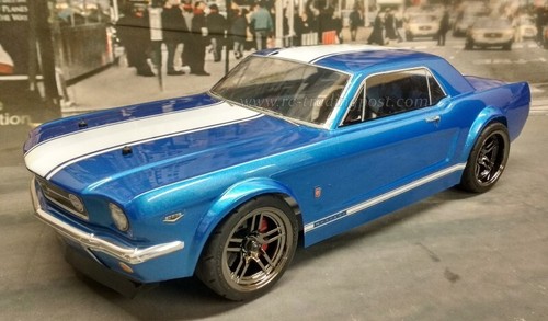 66 Mustang GT Coupe Custom Painted RC Car Body 1/10 OnRoad HPI/4Tec2.0 ...