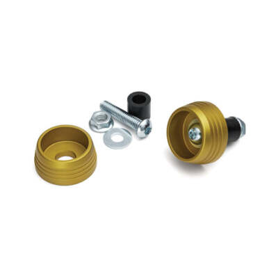 Kuryakyn Moto Lodestar Front Axle Sliders Gold For BMW: 18-20 R 1250 GS ...