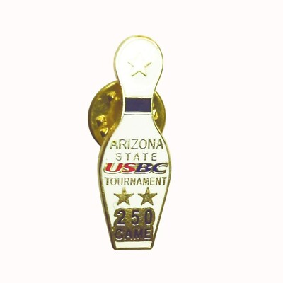 Arizona State USBC Tournament 250 Game Bowling Pin Lapel Pin | eBay