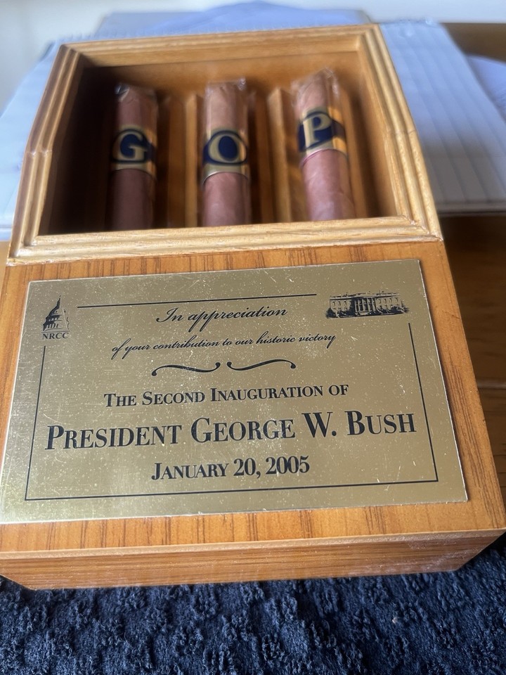 GEORGE W BUSH JANUARY 20, 2005, THE SECOND INAUGURATION GOP CIGARS | eBay
