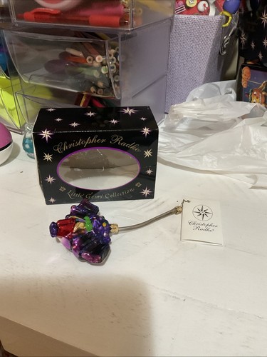 Christopher Radko A Little Batty Bat Glass Ornament on Spring Halloween ...