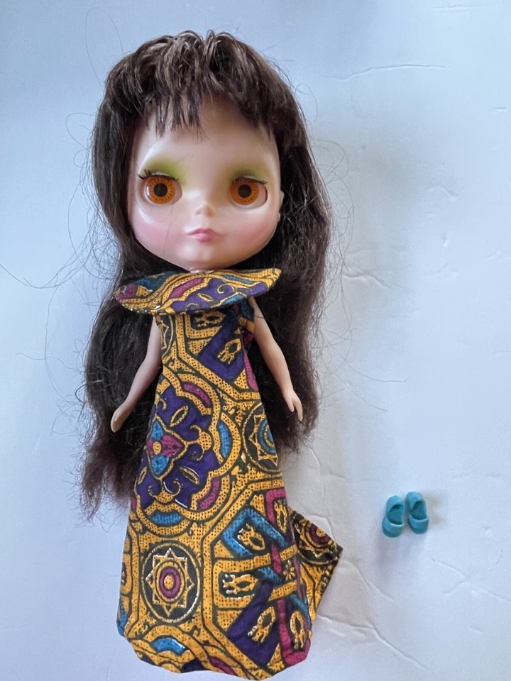 RARE Vintage Kenner 1972 Blythe Doll (6 Line) w/ 4 outfits, doll case ...