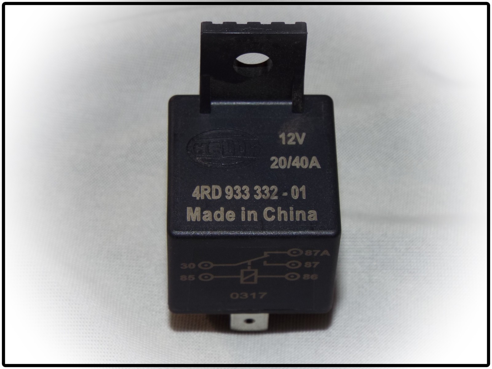 HELLA 4RD 933 332-01 12V 20/40A WATERPROOF BRACKET RELAY SPDT AUTO RV ...