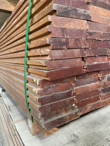 Keruing Half Lap hardwood wagon body flooring 27mm x 140mm x 3.96m long ...