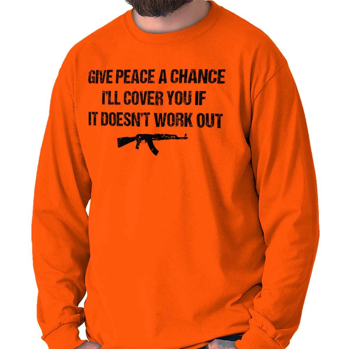 Funny Gun Rights AK47 2nd Amendment Humor Long Sleeve Tshirt For Men Or funny-gun-rights-ak47-2nd-amendment-humor-long-sleeve-tshirt-for-men-or